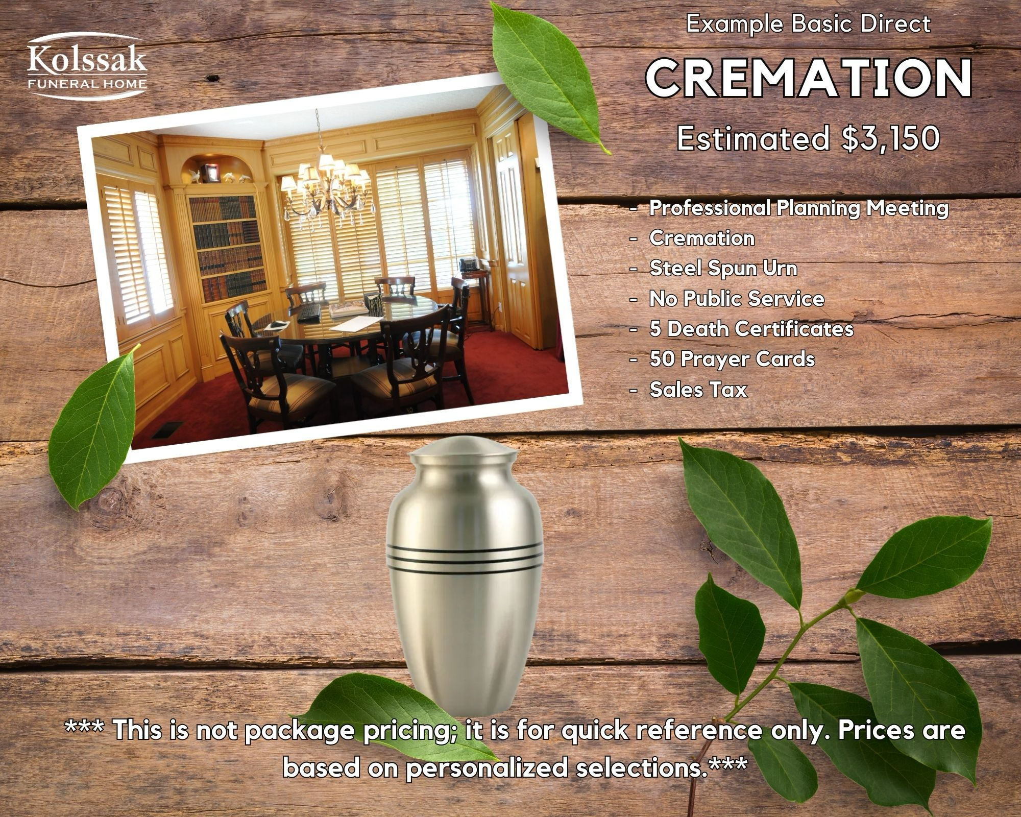 For immediate assistance, call us at 847-537-6600 . Or to plan online ...